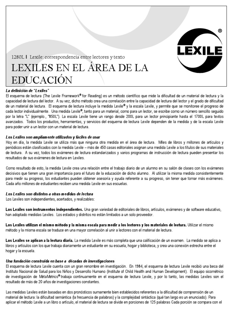 Lexile | PDF | Internet | Software