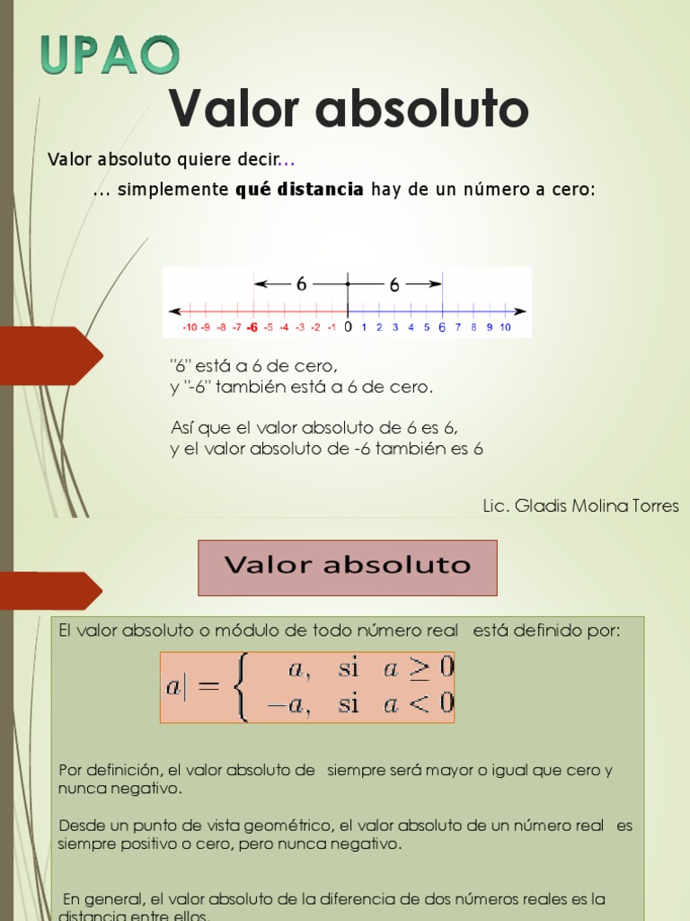 Valor Absoluto | PDF