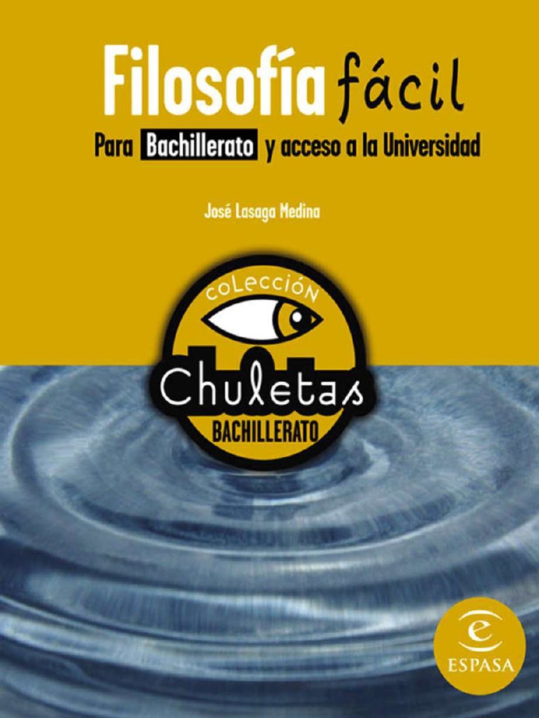 Filosofia Facil para Bachillerato Chuletas Alhambra | PDF