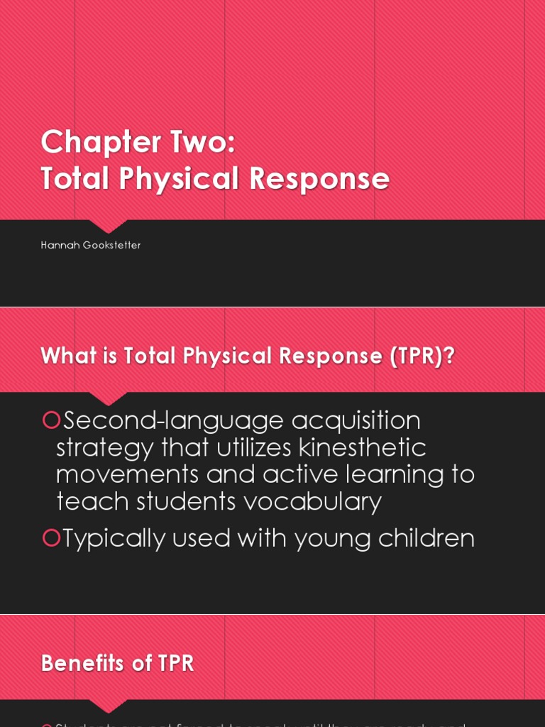 TPR Presentation | PDF