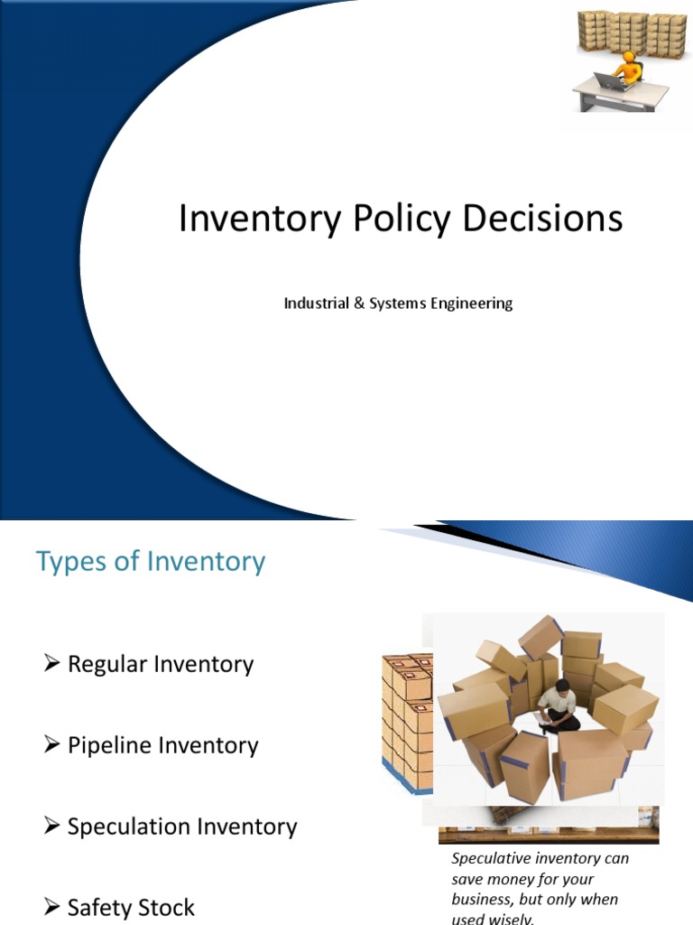 Inventory Policy Decisions by Sinjana - Vishal | PDF | Standard Deviation | Inventory