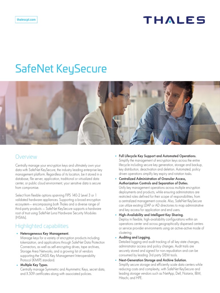 Safenet Keysecure PB v17 | PDF | Cloud Computing | Oracle Corporation