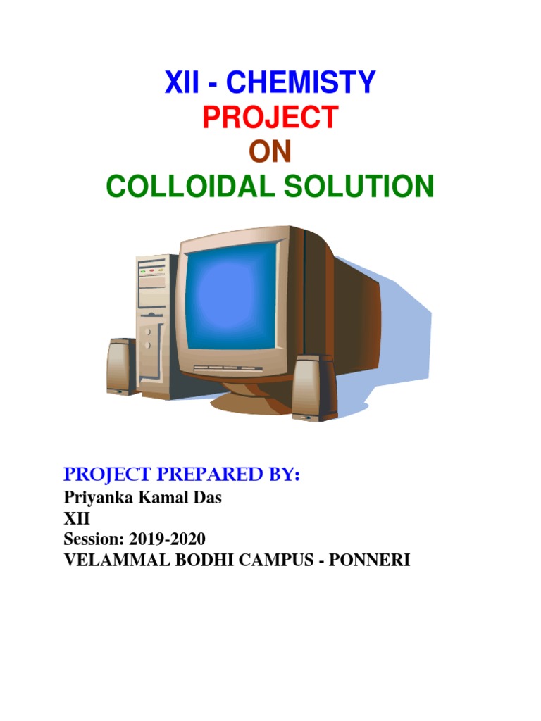 Chemistry Project | PDF | Colloid | Diffusion