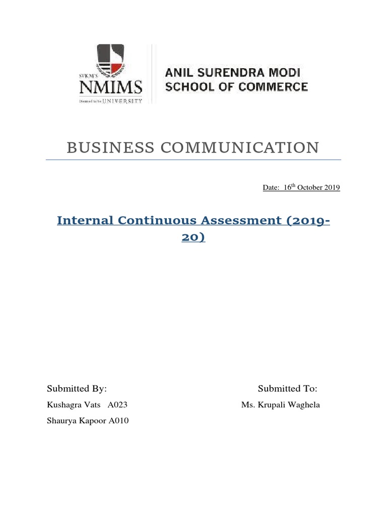 Business Communication Case Study | PDF | Nonverbal Communication ...
