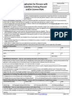 REG 195, Application For Disabled Person Placard or Plates | PDF ...