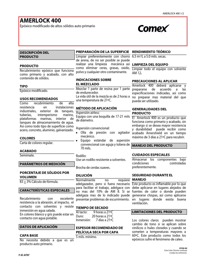 Amerlock 400 (Ri-41) | Aluminio | Epoxy