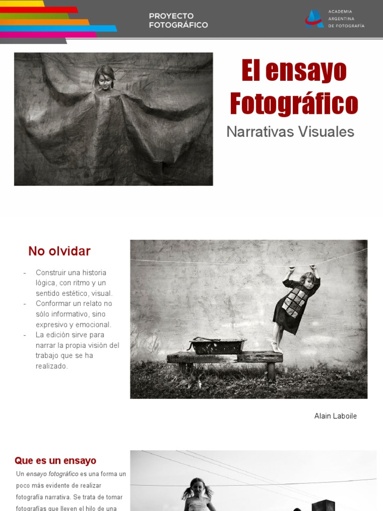 El Ensayo Fotográfico I | PDF | Ensayos