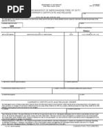 U.S. Customs Form: CBP Form 7512 - Transportation Entry and Manifest of ...