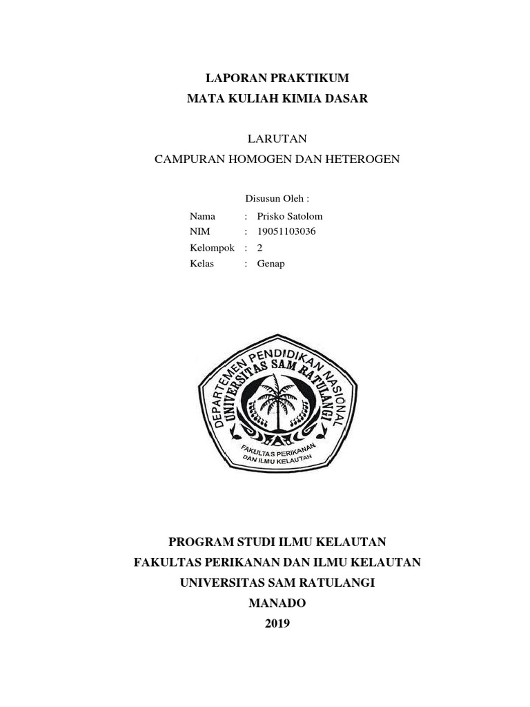 Perbedaan Campuran Homogen dan Heterogen | PDF