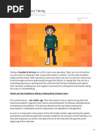 Fall History OSCE Checklist Geeky Medics | PDF | Patient | Medicine