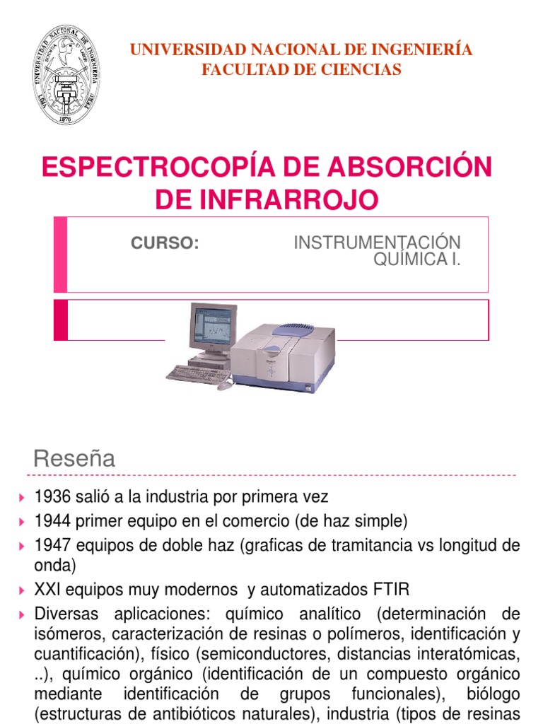 Espectroscopia de IR | PDF | Espectroscopia infrarroja | Moléculas