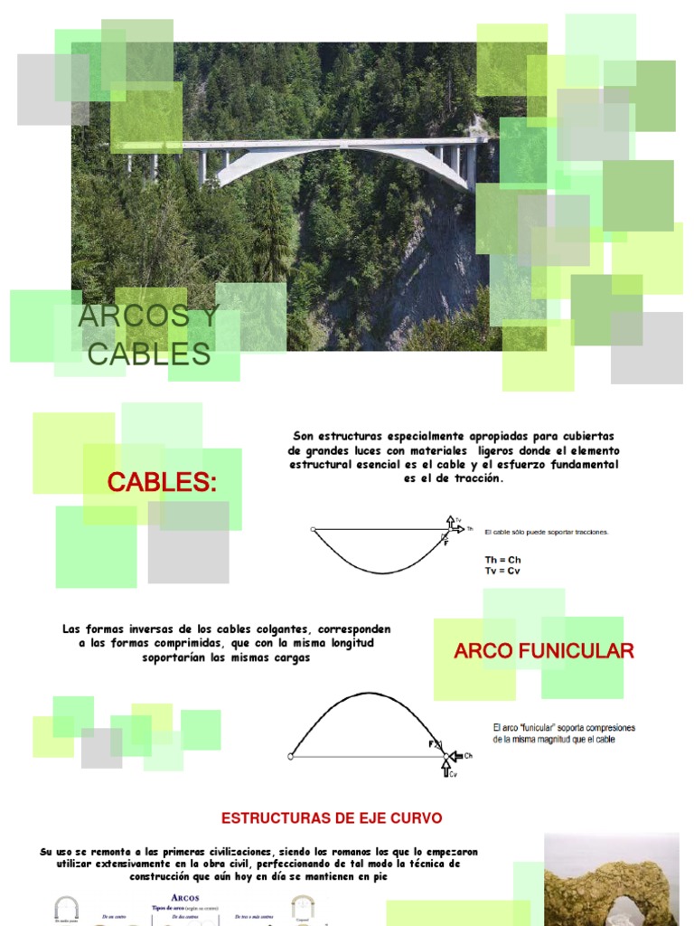 Arcos Y Cables | PDF | Ingeniero civil | Ingeniería mecánica