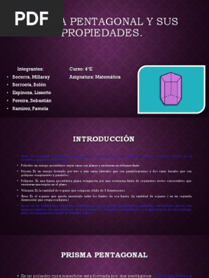 Prisma Pentagonal Na Vida Cotidiana Prisma Pentagonal Para Armar