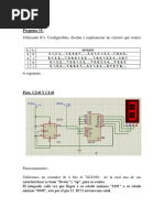 Practica Display Tinkercad | PDF | C ++ | Terminal de computadora
