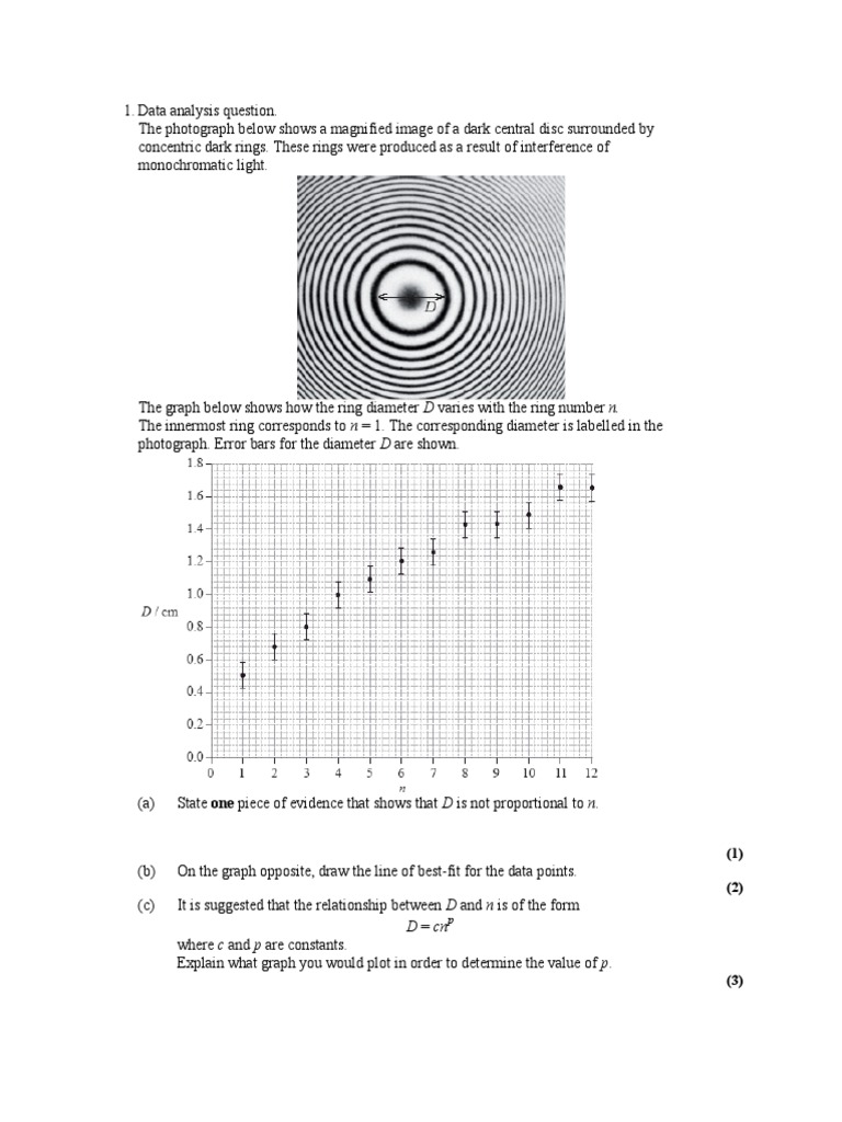 Practice IB Questions | PDF | Wavelength | Refractive Index