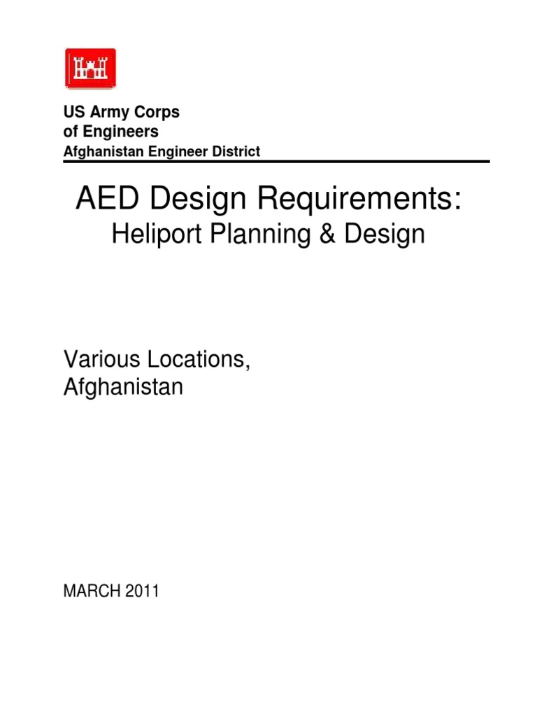 AED Design Requirements - Helipad | PDF | Airport | Air Traffic Control