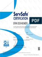 Servsafe Certification | PDF | Justice | Crime & Violence