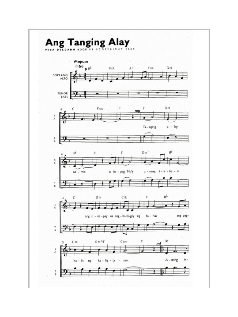 Ang Tanging Alay PDF | PDF