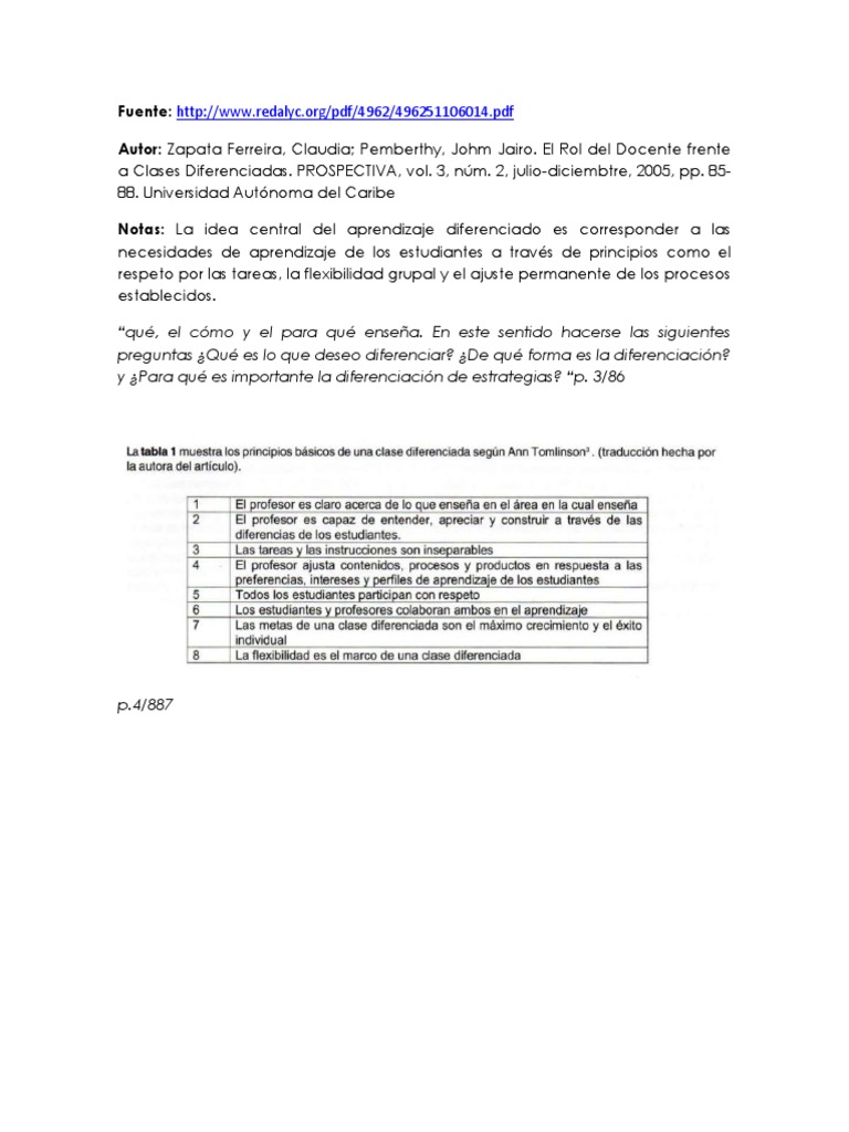 Fuentes de Instrucción Diferenciada | PDF | Crecimiento personal y ...