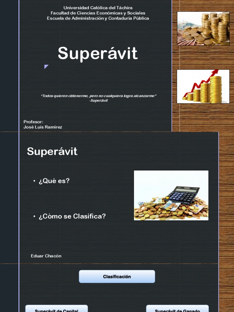 Clasificación del Superávit en Finanzas | PDF | Capital (economía ...