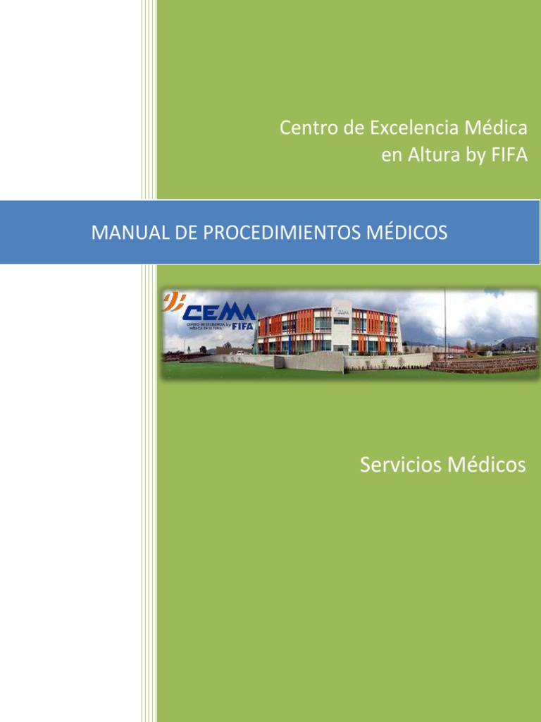 Manual de Procedimientos Médicos | PDF | Hospital | Diagnostico medico