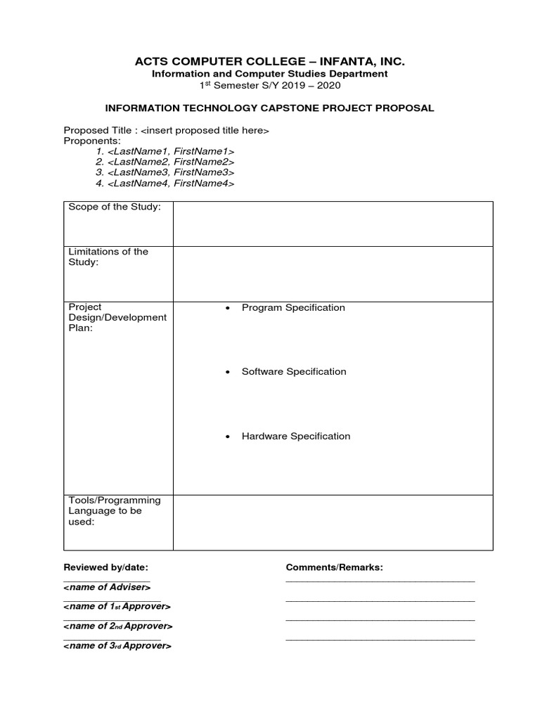 Acts Computer College - Infanta, Inc.: Information and Computer Studies ...