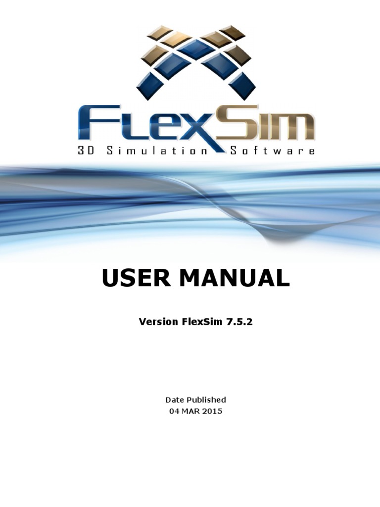 FlexSim 7.5.2 Manual PDF | PDF | Microsoft Excel | Graphical User Interfaces