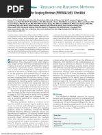 Jbi Scoping Review Template | PDF | Systematic Review | Information Science