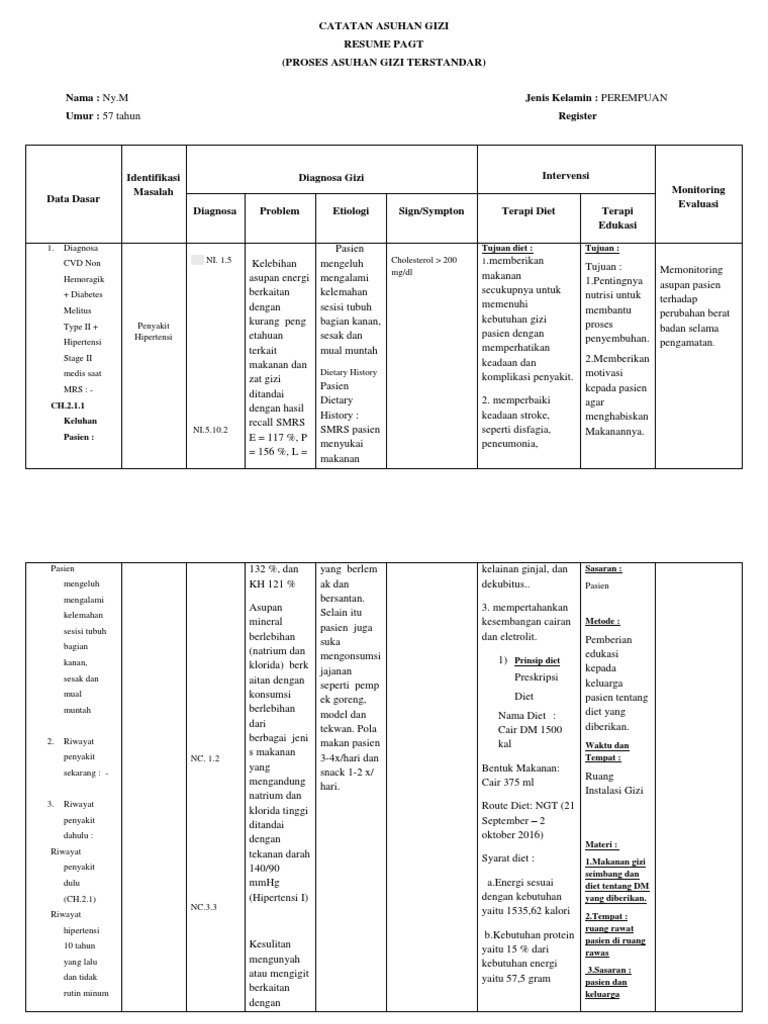 NCP (Stroke Dan DM) | PDF
