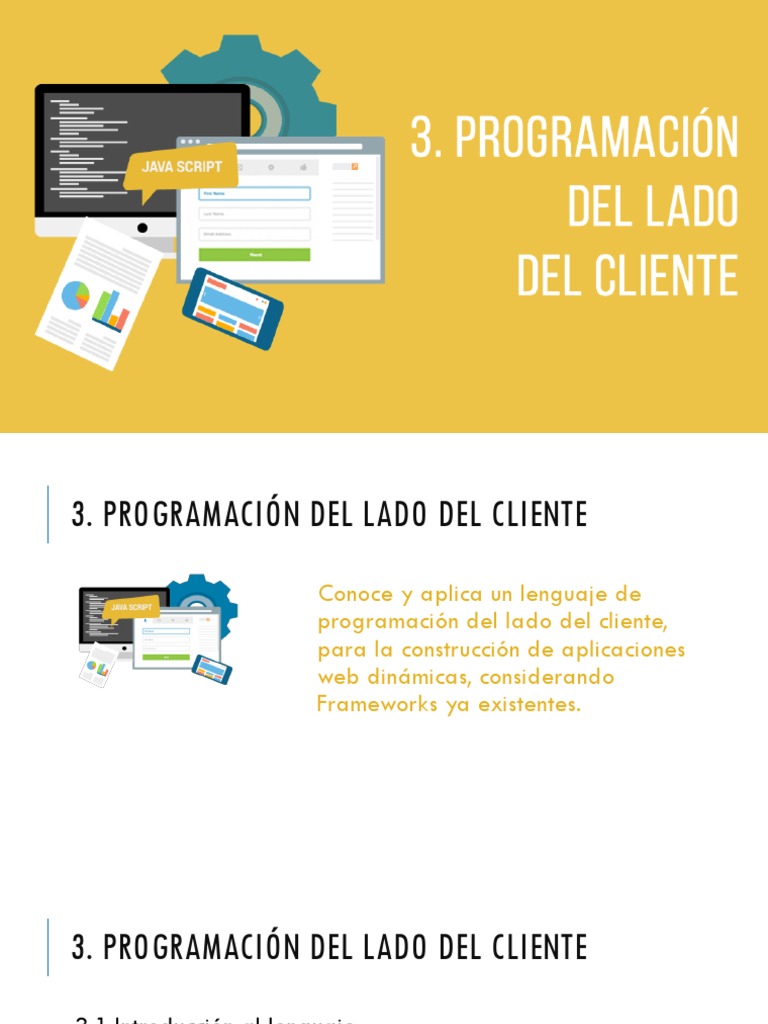 Programacion Del Lado Cliente | PDF | Script Java | HTML