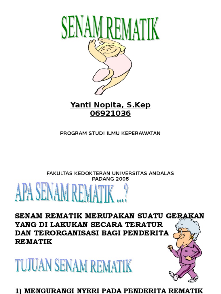 LEMBAR BALIK Senam RematiK Dea | PDF | Kesehatan Holistik