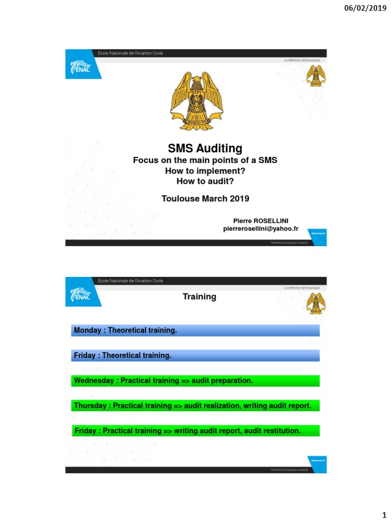 SMS Auditing: Implementation and Practices | PDF | Quality Management ...