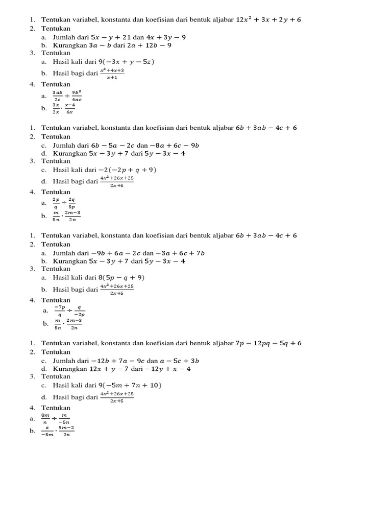 Tentukan Variabel | PDF | Komputer