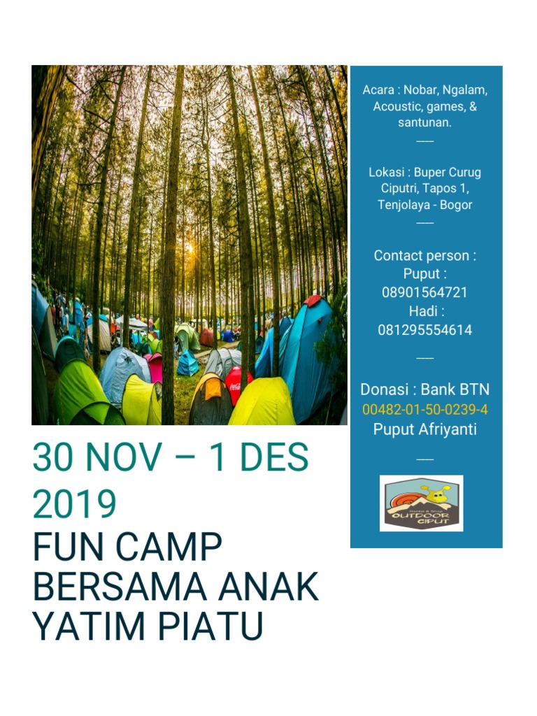 Proposal Fun Camp Sinergi | PDF