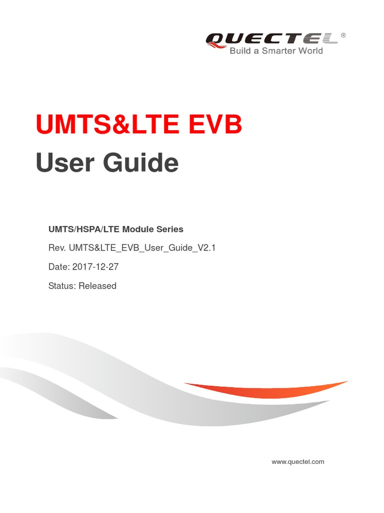 Quectel Umts&Lte Evb User Guide v2.1 | PDF | Cellular Network | Lte ...