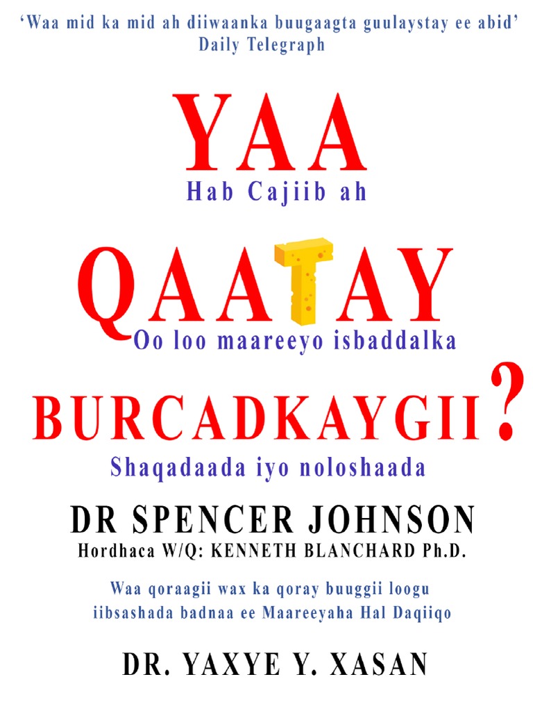 Yaa Qaatay Burcadkaygii DR Yaxye Yaasiin PDF | PDF