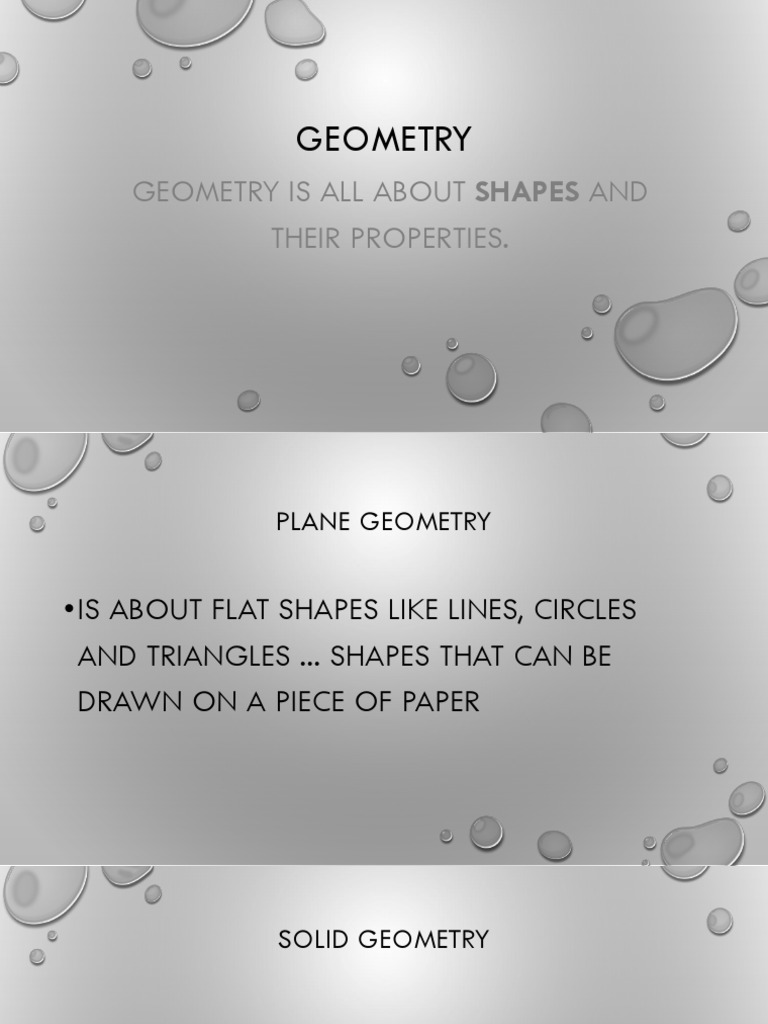 An Introduction to the Fundamental Concepts of Geometry | PDF
