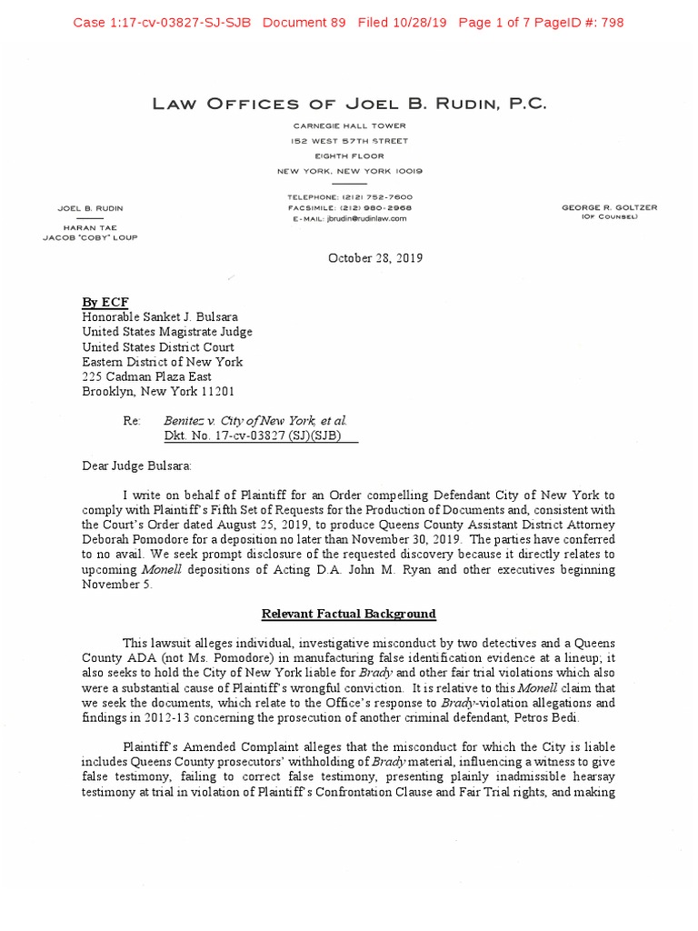 Plaintiff's Fifth Set of Requests For The Production of Documents | PDF ...