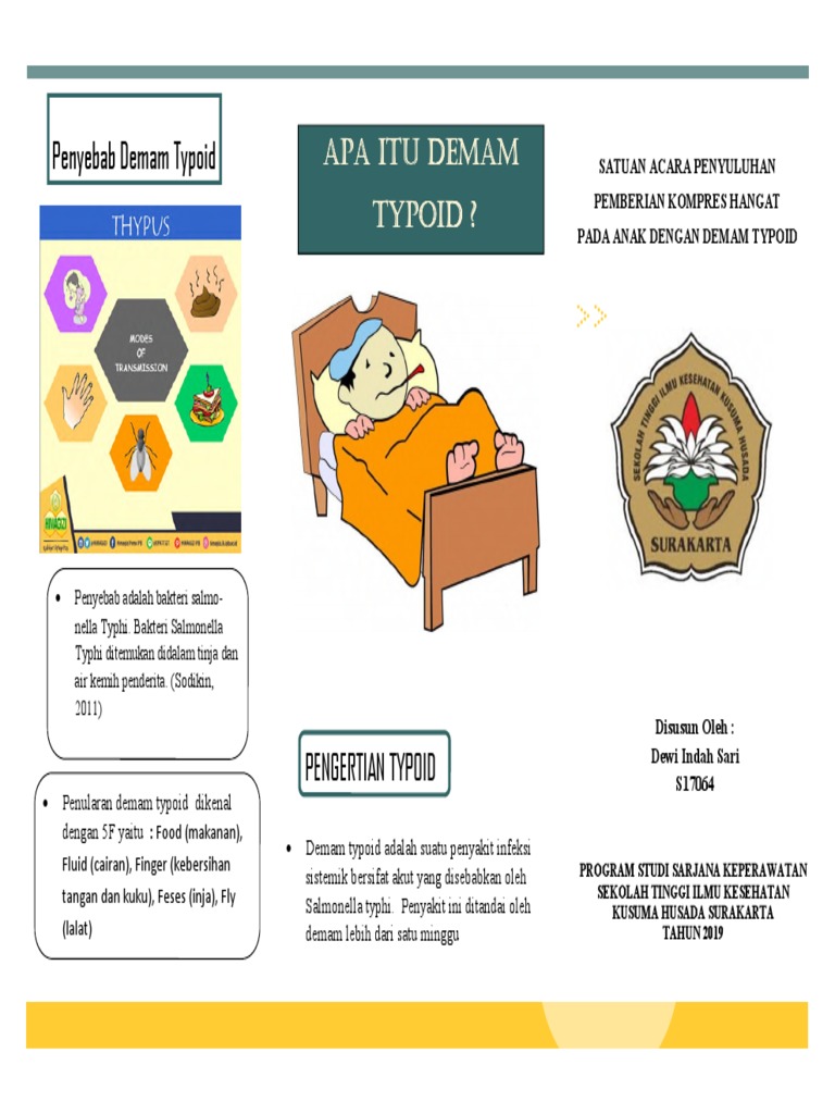 Leaflet Typoid | PDF | Kesehatan Holistik