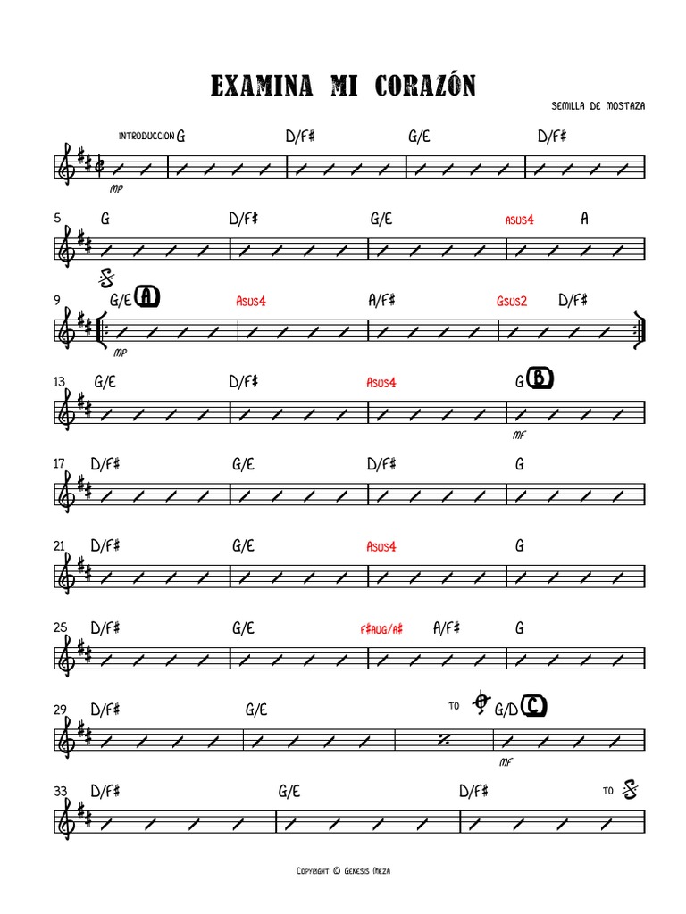 Examina Mi Corazón | PDF