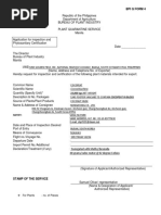 Plant and Plant Product Declaration Form: SECTION 1 - Shipment ...