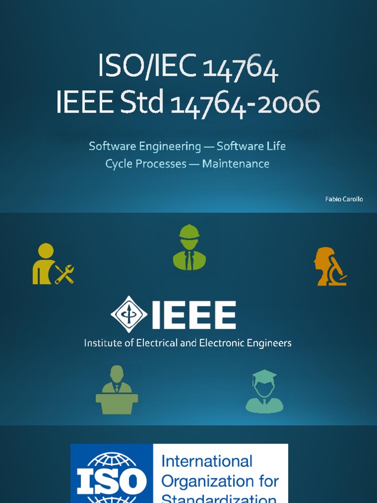 IEEE-14764 - Software Maintenance | PDF | International Organization ...