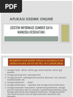 Panduan Pendaftaran dan Update SISDMK | PDF