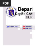 DepEd Form 18-E-1 Front | PDF | Microsoft Excel | Further Education