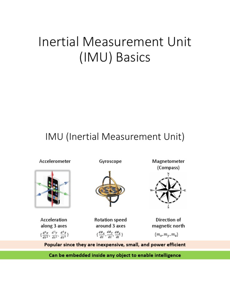 IMU Basics | PDF | Gyroscope | Accelerometer