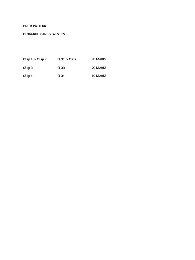PAPER PATTERN Final | PDF