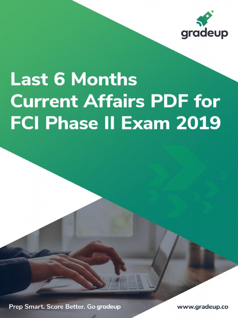 GK Capsule Fci-Mains Exam 2019 English-11 | PDF | Economies