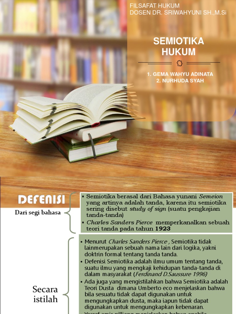 Semiotika Hukum | PDF | Ilmu Sosial | Filsafat
