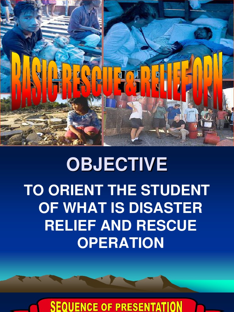 Basic Rescue and Relief Operations | Download Free PDF | Emergency ...