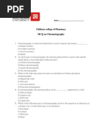 Question and Answers: 500+ Chromatography MCQ and Answer With Free PDF ...